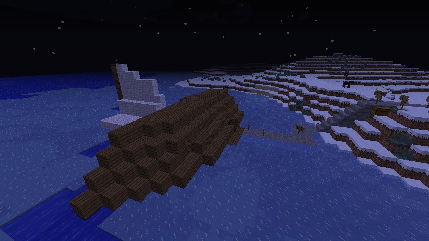 through the ice Minecraft Map