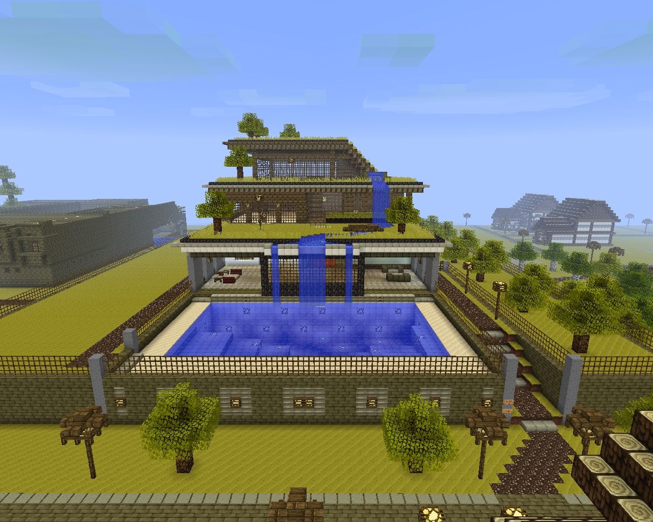 Lemon Town Manor (Meera House) Minecraft Map