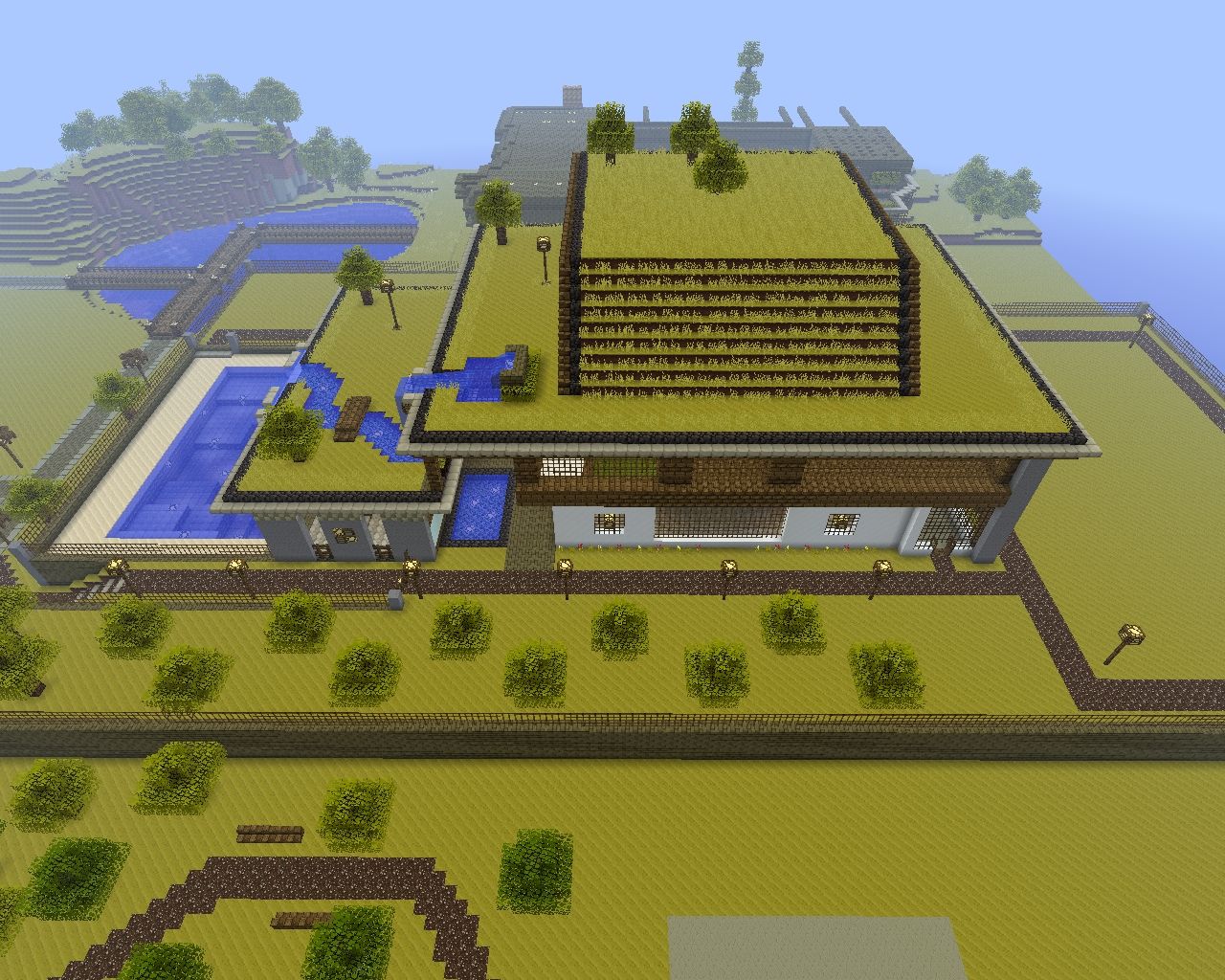 Lemon Town Manor (Meera House) Minecraft Map