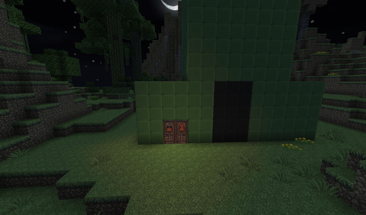 Creeper house (requested by MrCarrot) Minecraft Map