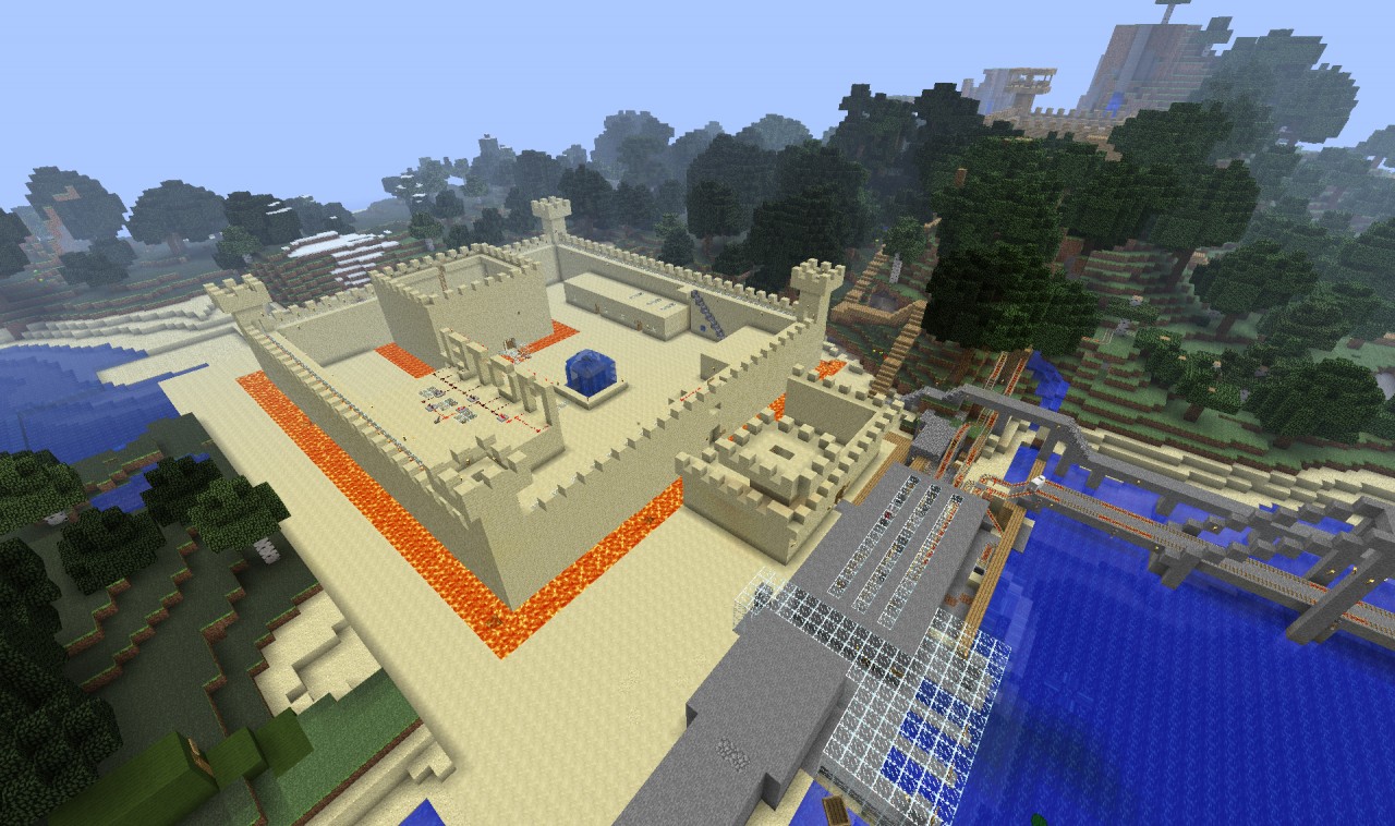 Complex castle Minecraft Map