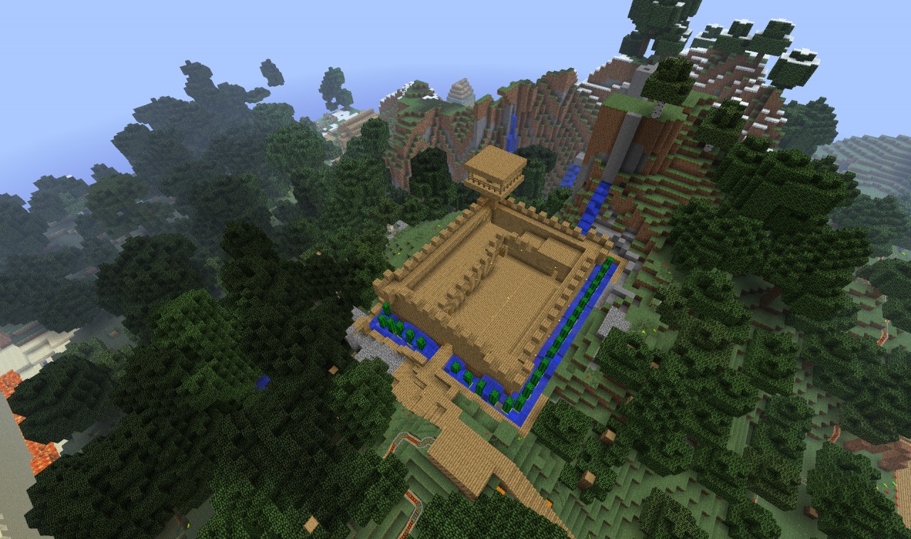 Complex castle Minecraft Map