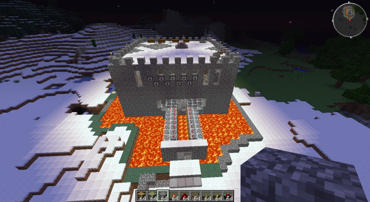 CASTLE WAR!!!!!!!!!! Minecraft Map