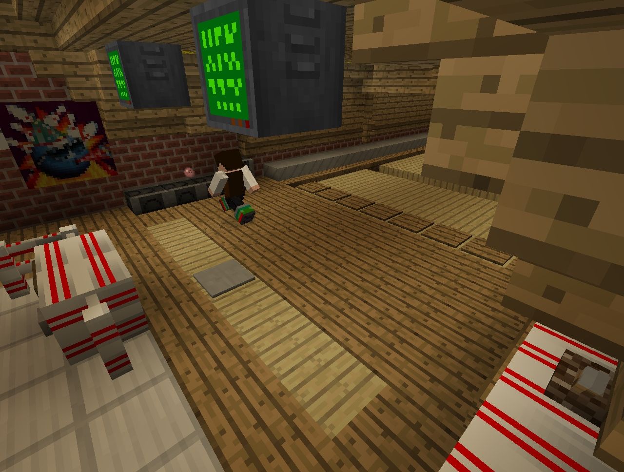Bowling Centre - realistic 6 lanes of 10 pinbowling Minecraft Map