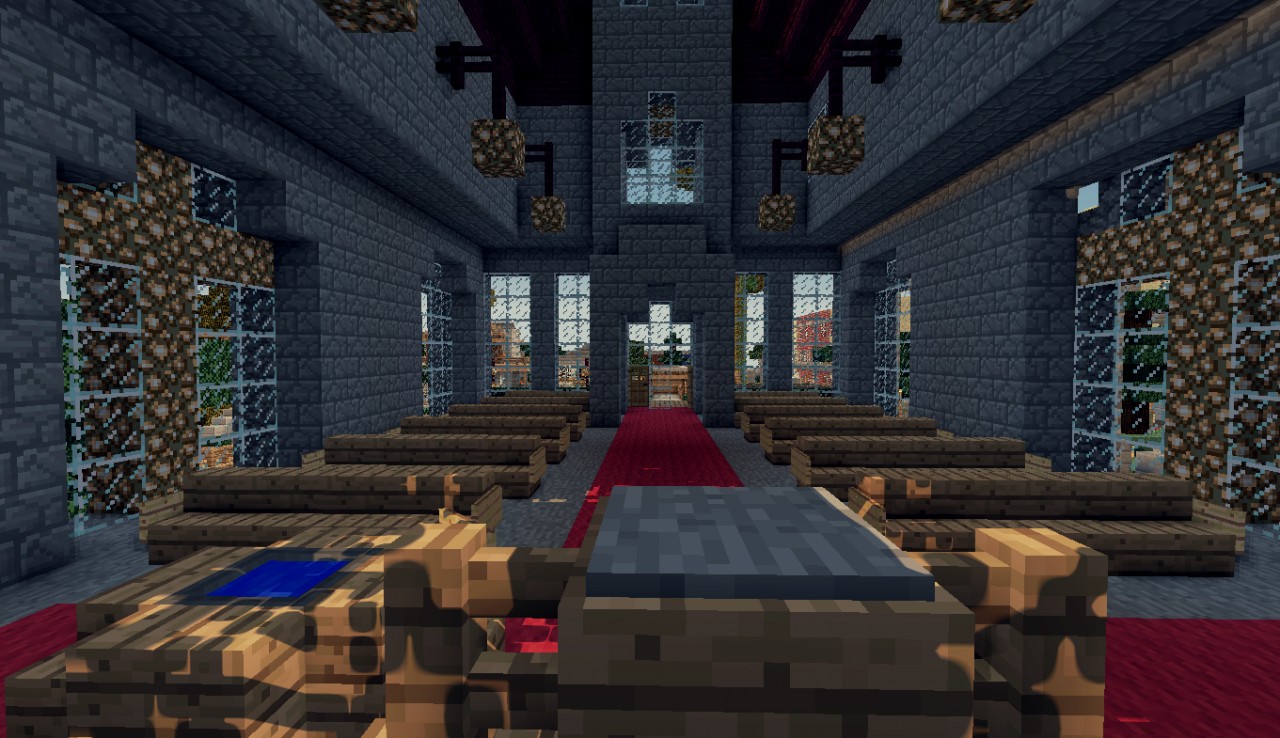 Church with Graveyard Minecraft Map