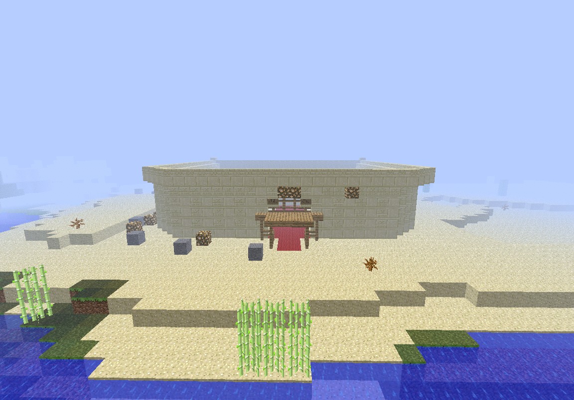 Small Sand Castle Minecraft Map