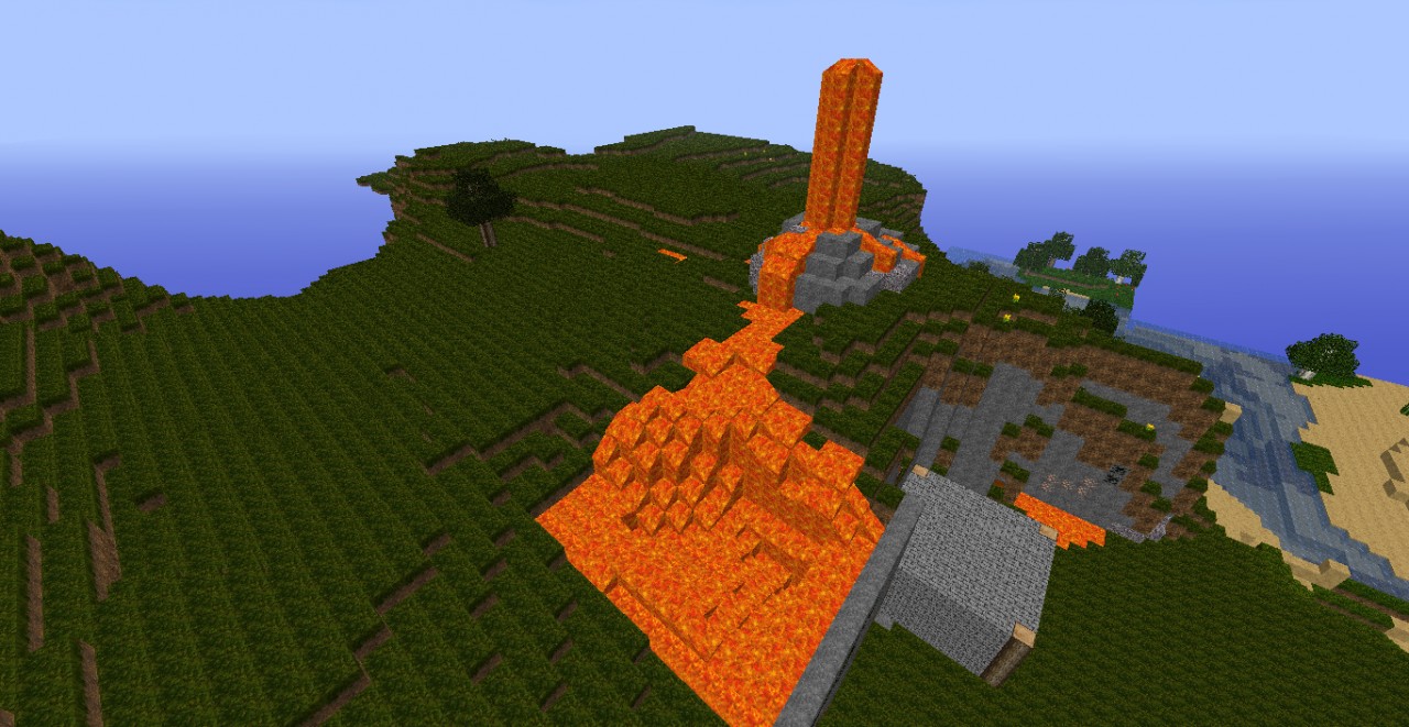 Hanging Rock Minecraft Map
