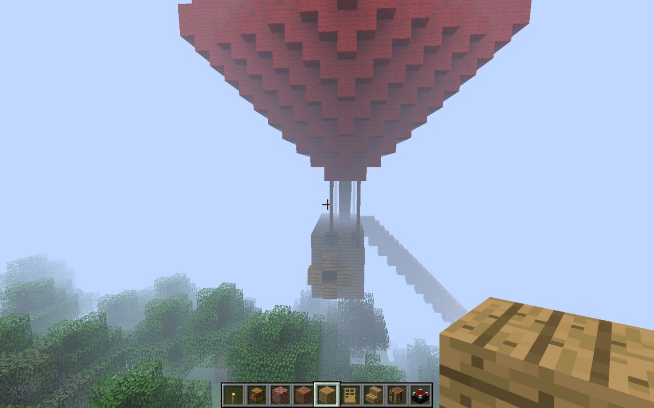 hot air ballon Minecraft Map