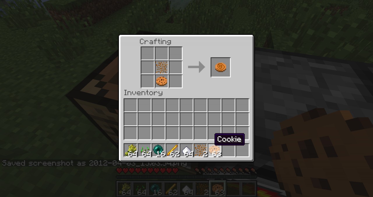 Cookies mod by The_Steve13 and TrevorJ Minecraft Mod