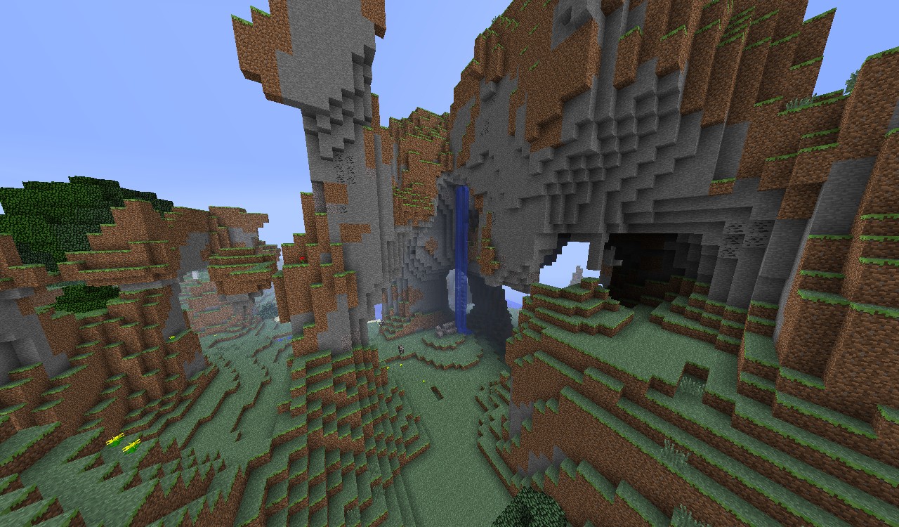 huge mountains Minecraft Map