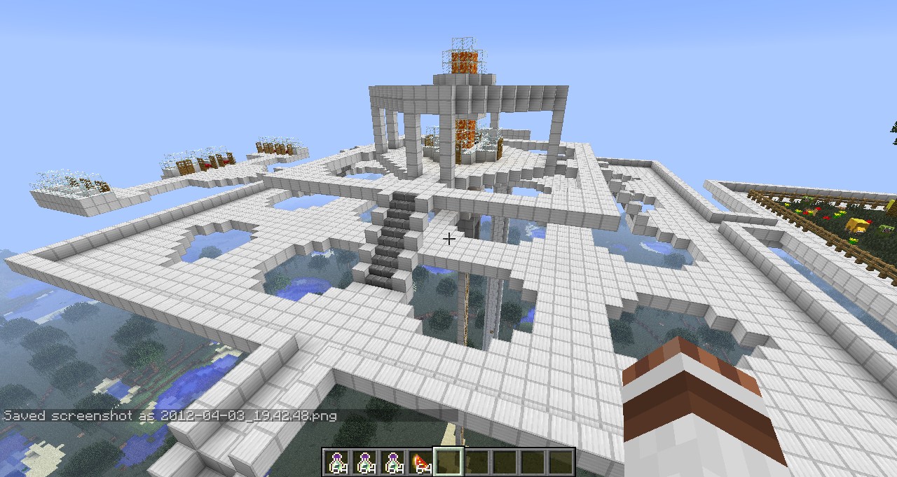 super awesome air temple with surprise Minecraft Map