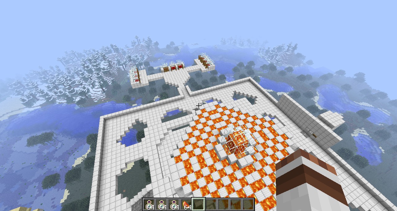 super awesome air temple with surprise Minecraft Map