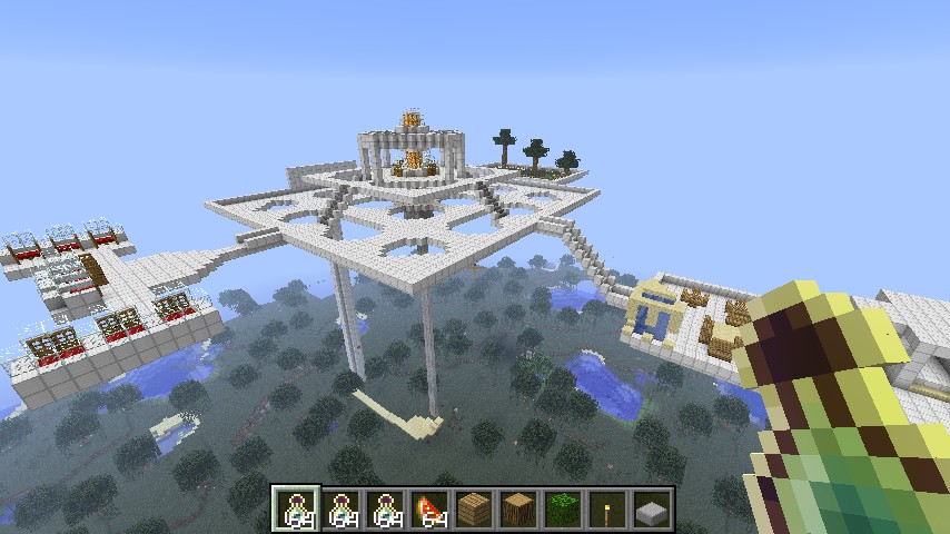 super awesome air temple with surprise Minecraft Map