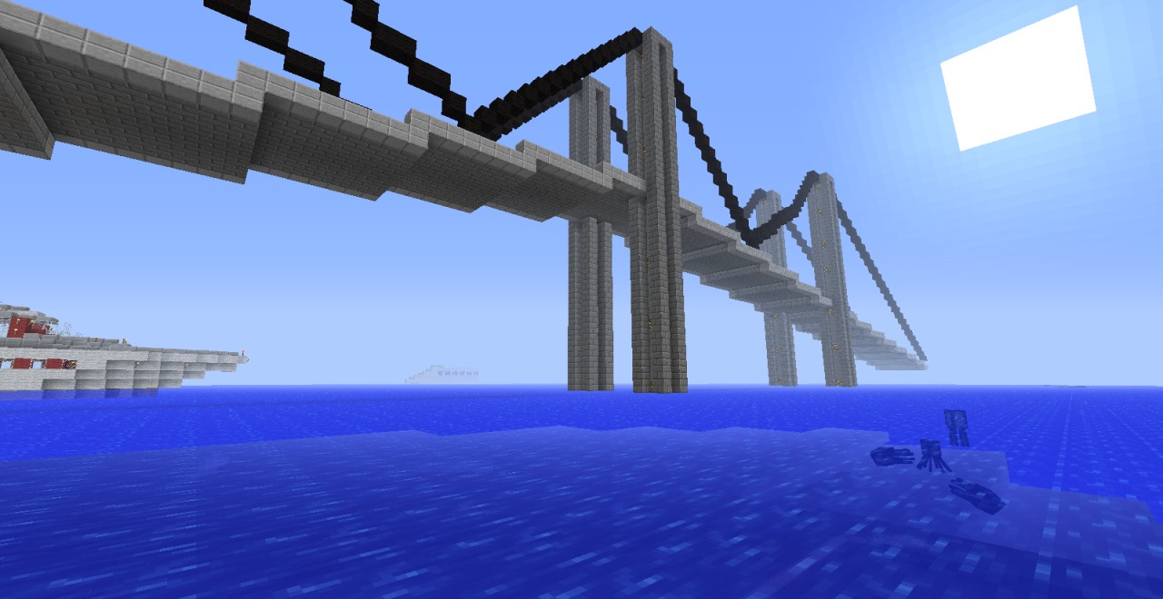 Brücke und Spleef Arena Minecraft Map