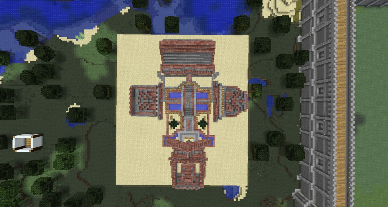 Little Nerd style village Minecraft Map