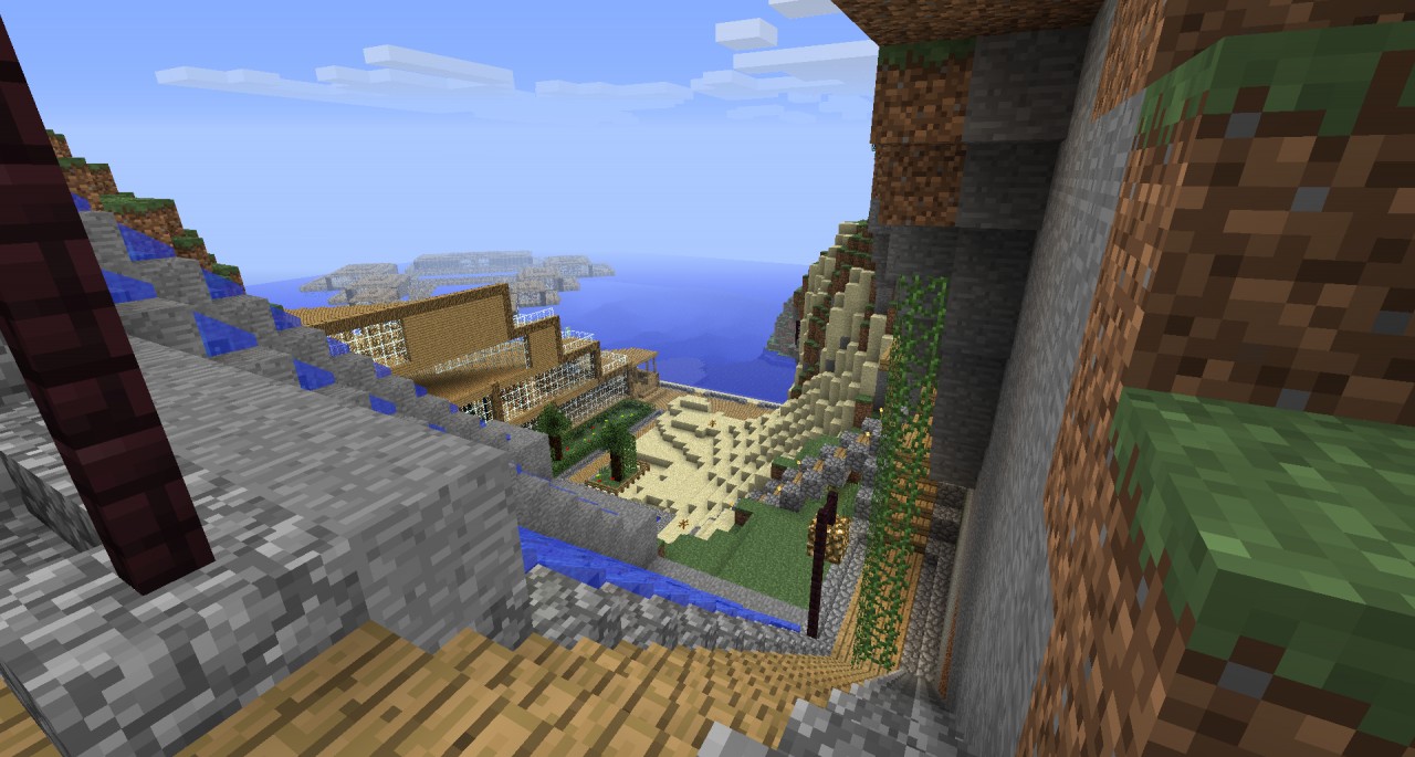Bora-Bora Tropical island Minecraft Map