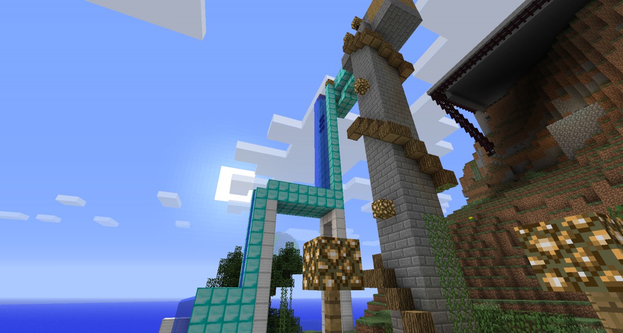 Bora-Bora Tropical island Minecraft Map