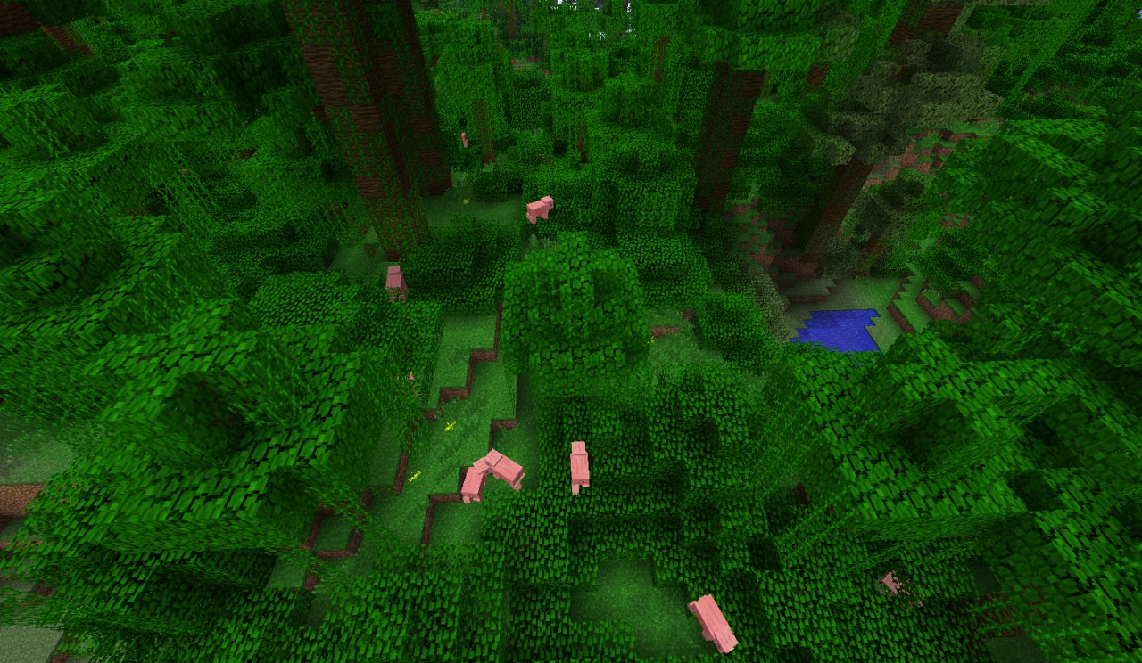 pig jungle spawn Minecraft Map