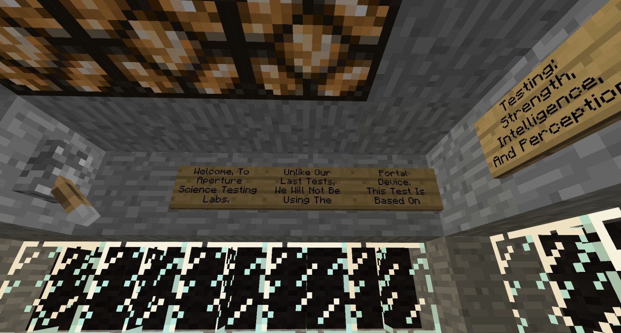 Aperture Science Testing Facility (Custom Map Test.) Minecraft Map