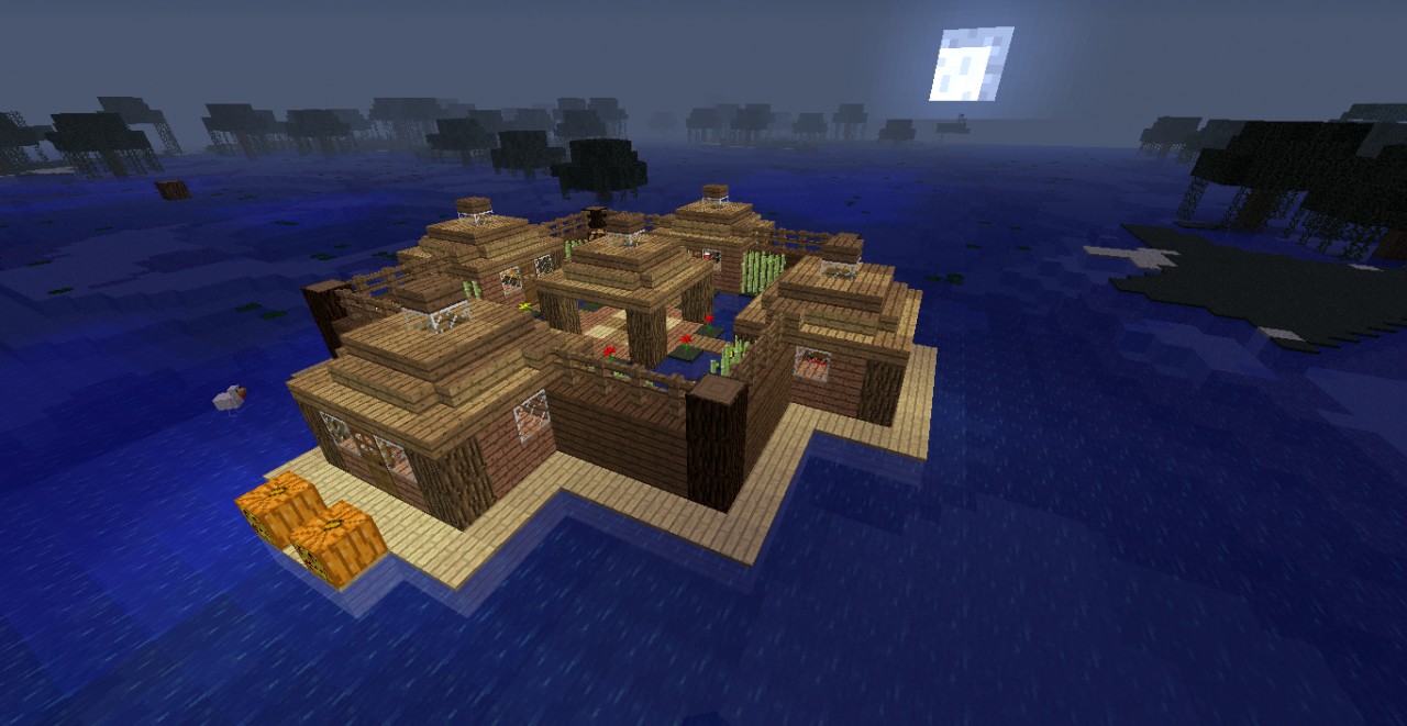 Floating House Minecraft Project