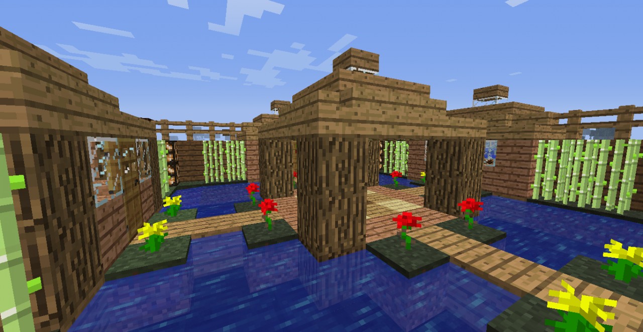 Floating House Minecraft Map