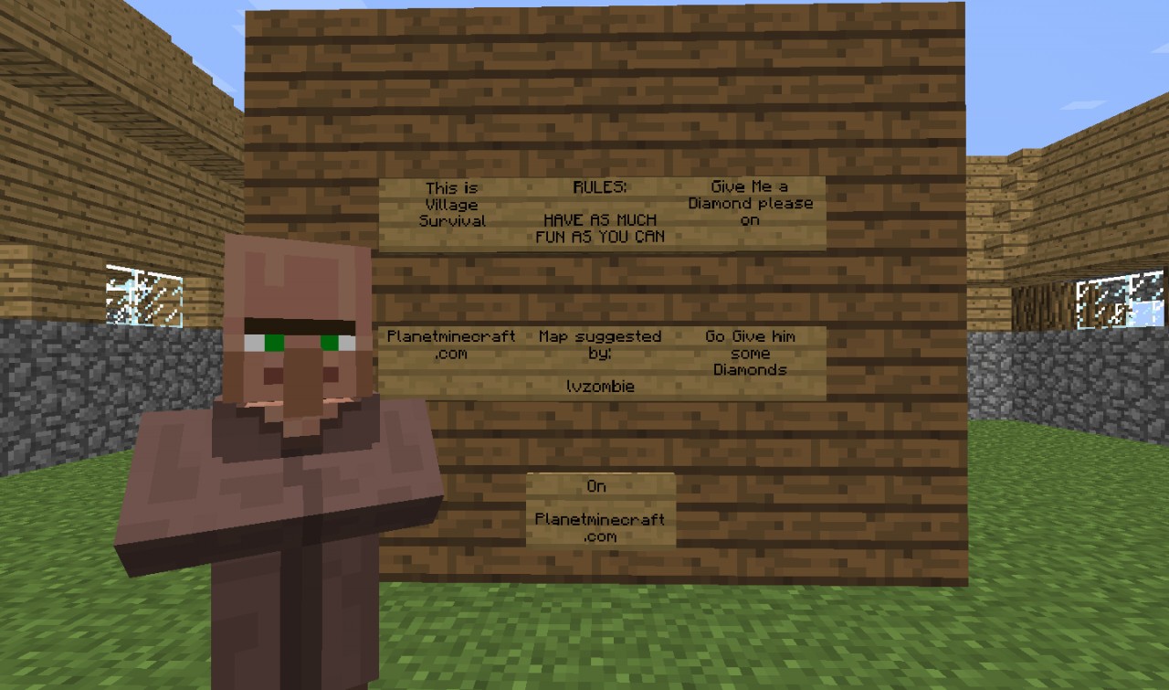 Village Survival Minecraft Map
