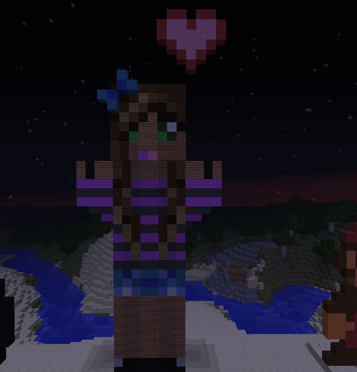 My first Person drawing thing.. Minecraft Map