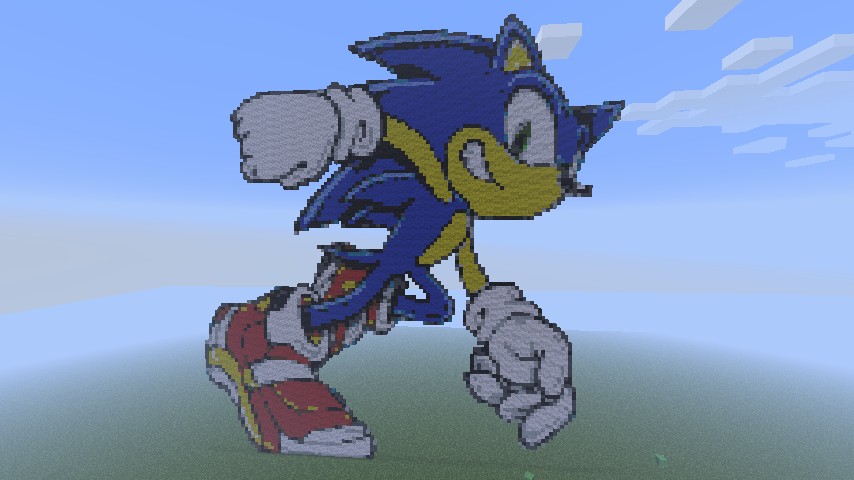 Sonic Running Minecraft Map