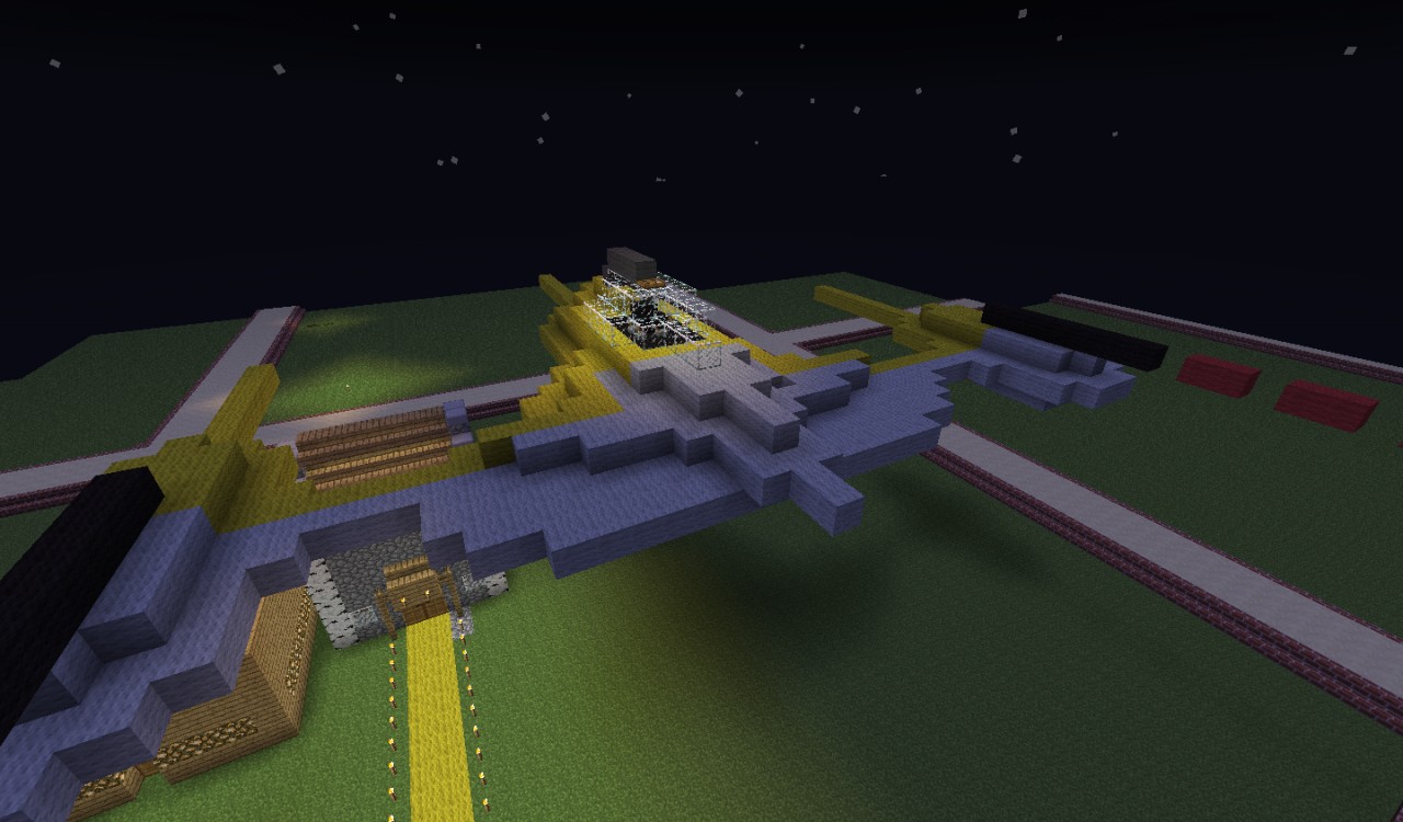 STAR WARS Naboo Starfighter Minecraft Map