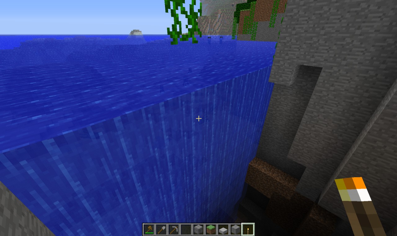 Stopping water Minecraft Map