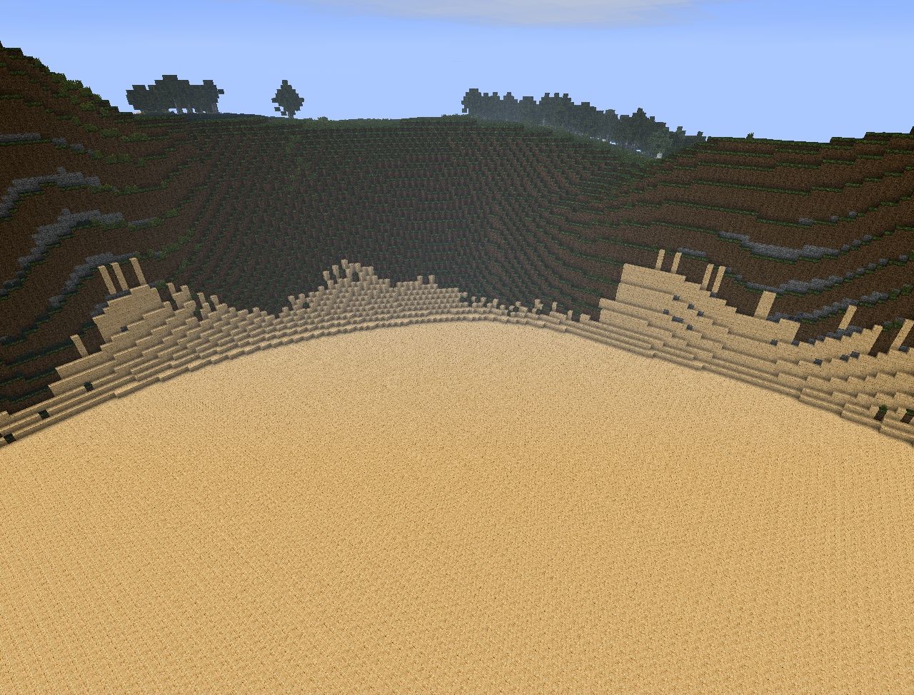 The Bowl Minecraft Arena Minecraft Map