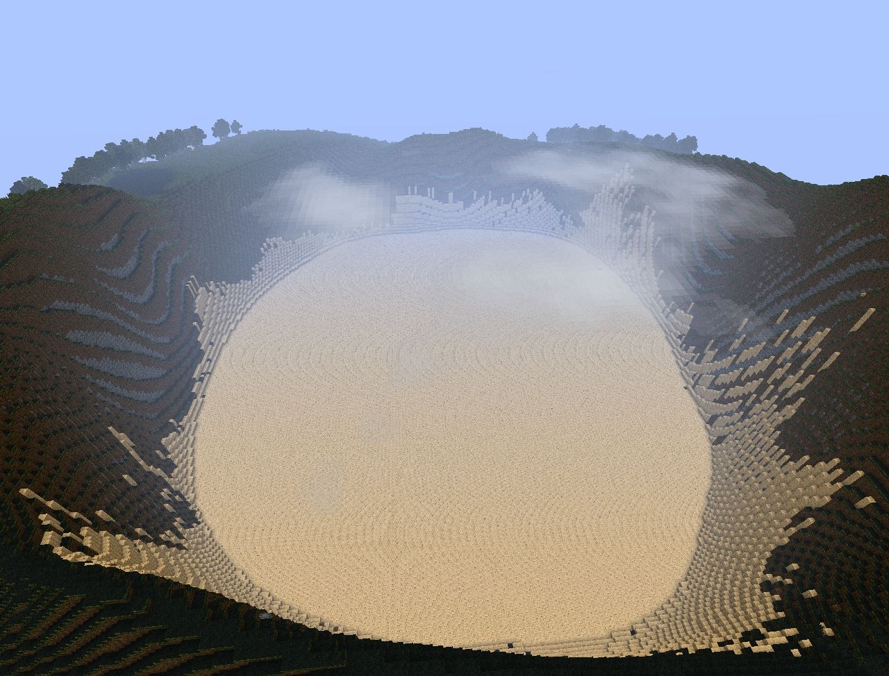 The Bowl Minecraft Arena Minecraft Map