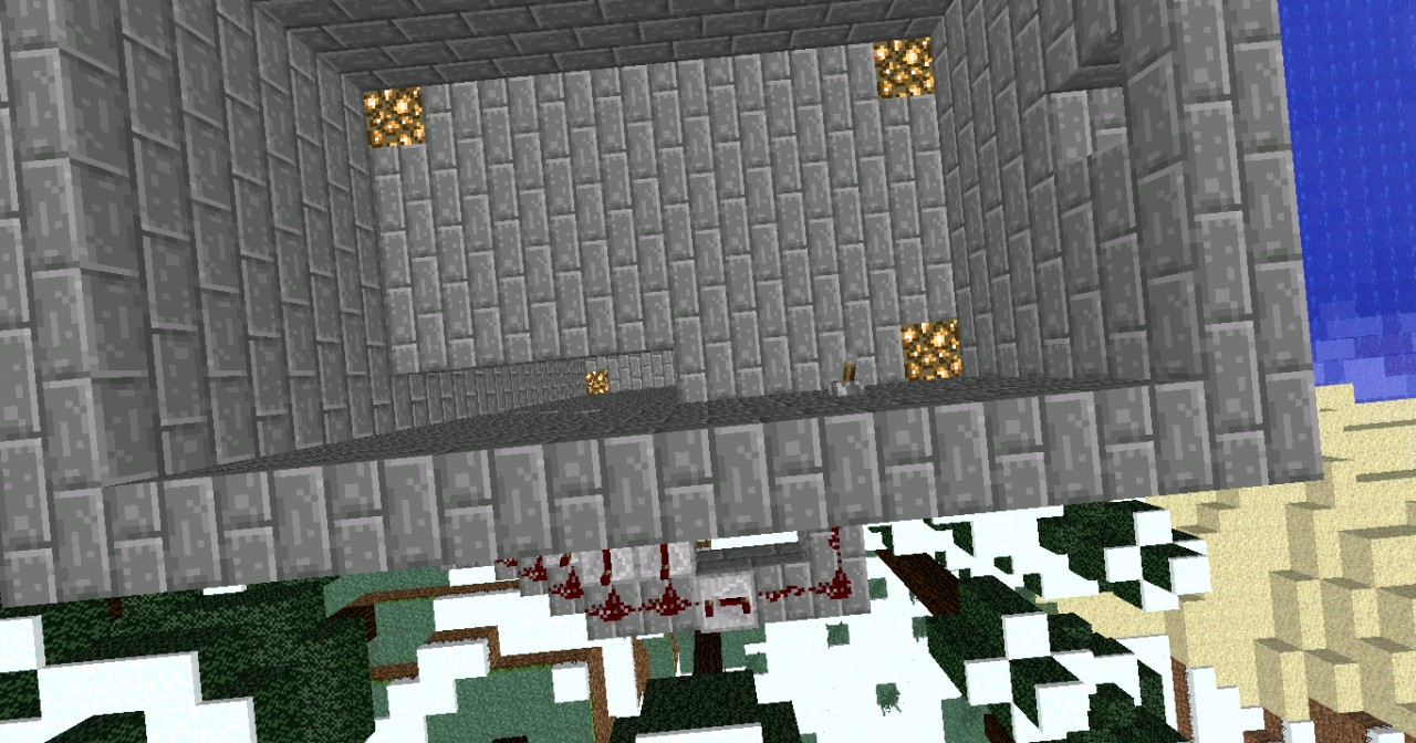 Piston stairs Minecraft Map