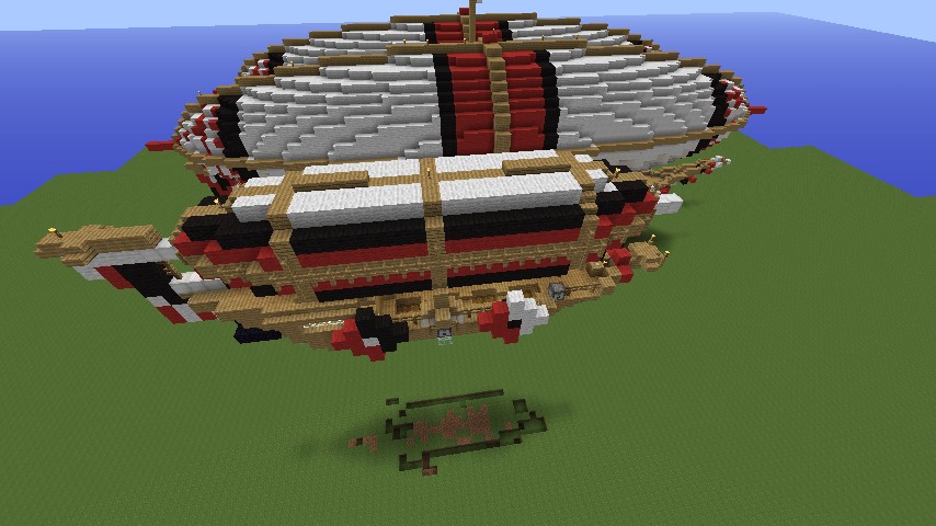 [Accalis fleet] Accalis Trade ship (steampunk blimp) Minecraft Map