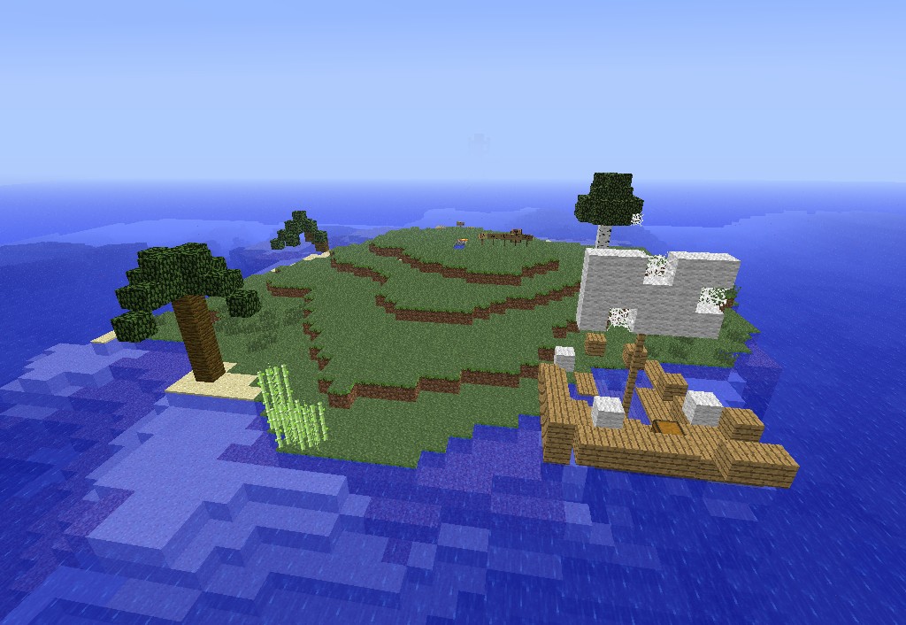 The Lonely Island Castaway V2 Minecraft Map