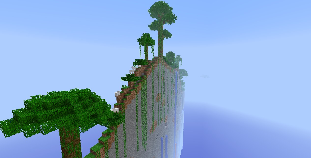 2D world Minecraft Map