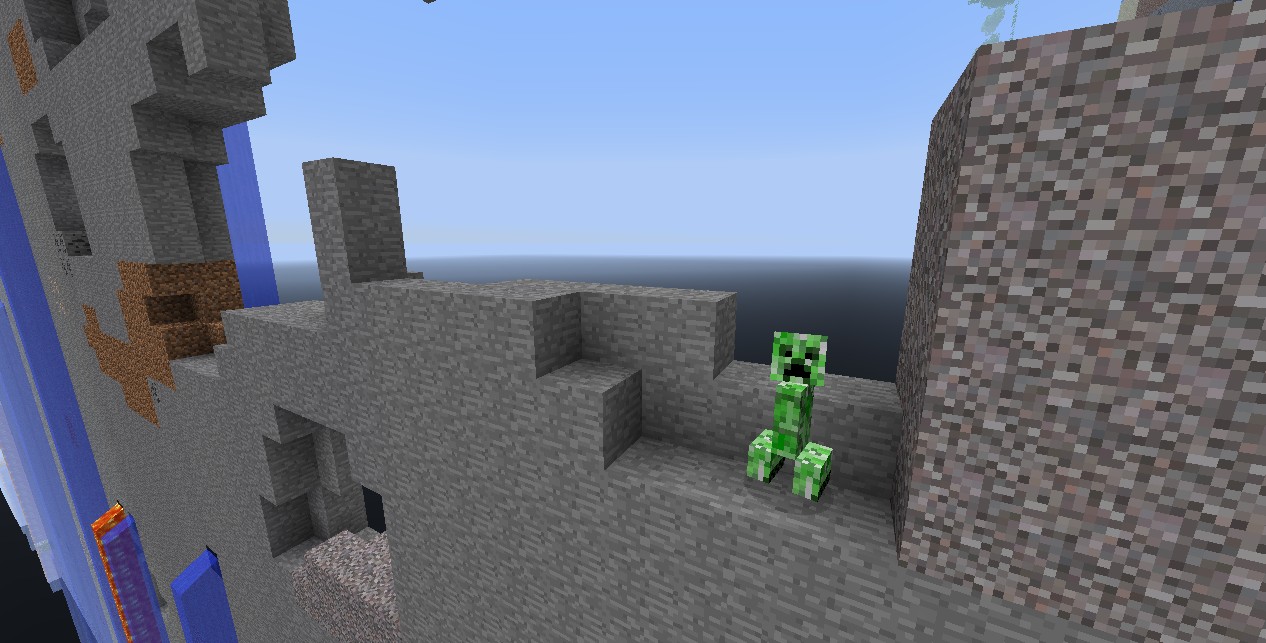 2D world Minecraft Map