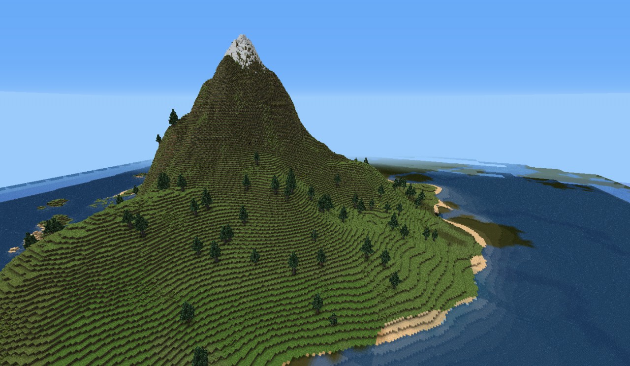 Primum Mountain - Custom Terrain NOW DOWNLOADABLE! Minecraft Map