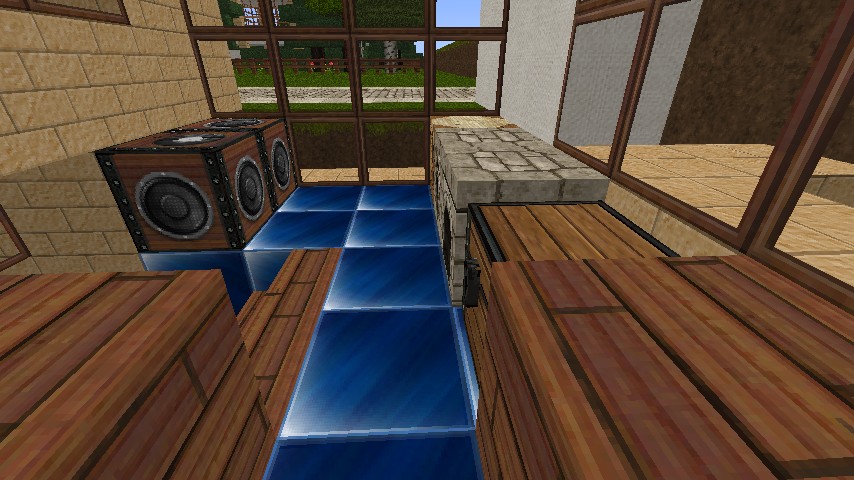 Mordern House With Patio Minecraft Map