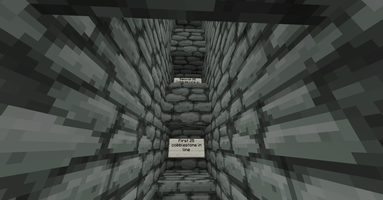 Cobblestone Generator Semi Automatic 3 Rows Minecraft Map