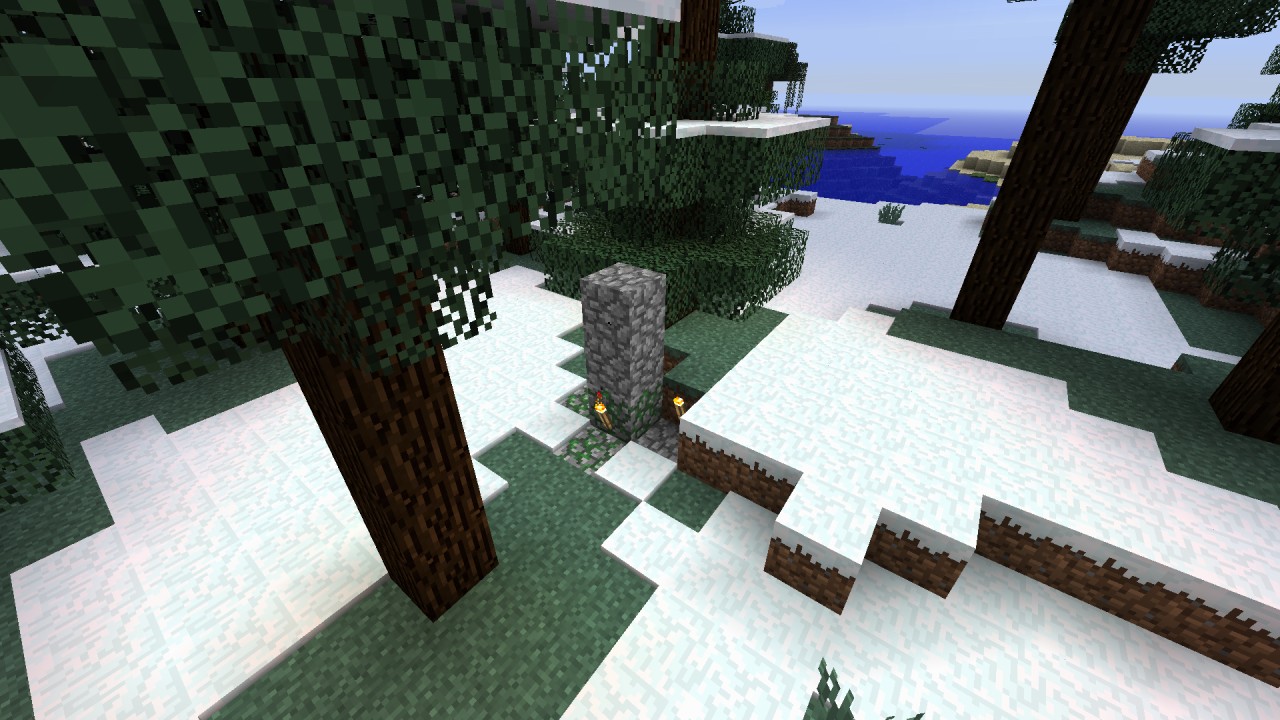 Randomly Generated Pillars Minecraft Mod