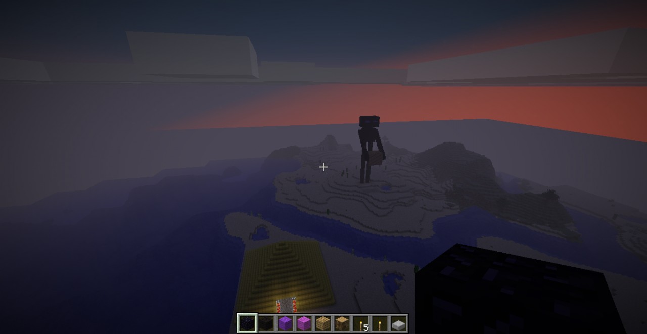 Minecraft: Giant Enderman Minecraft Map