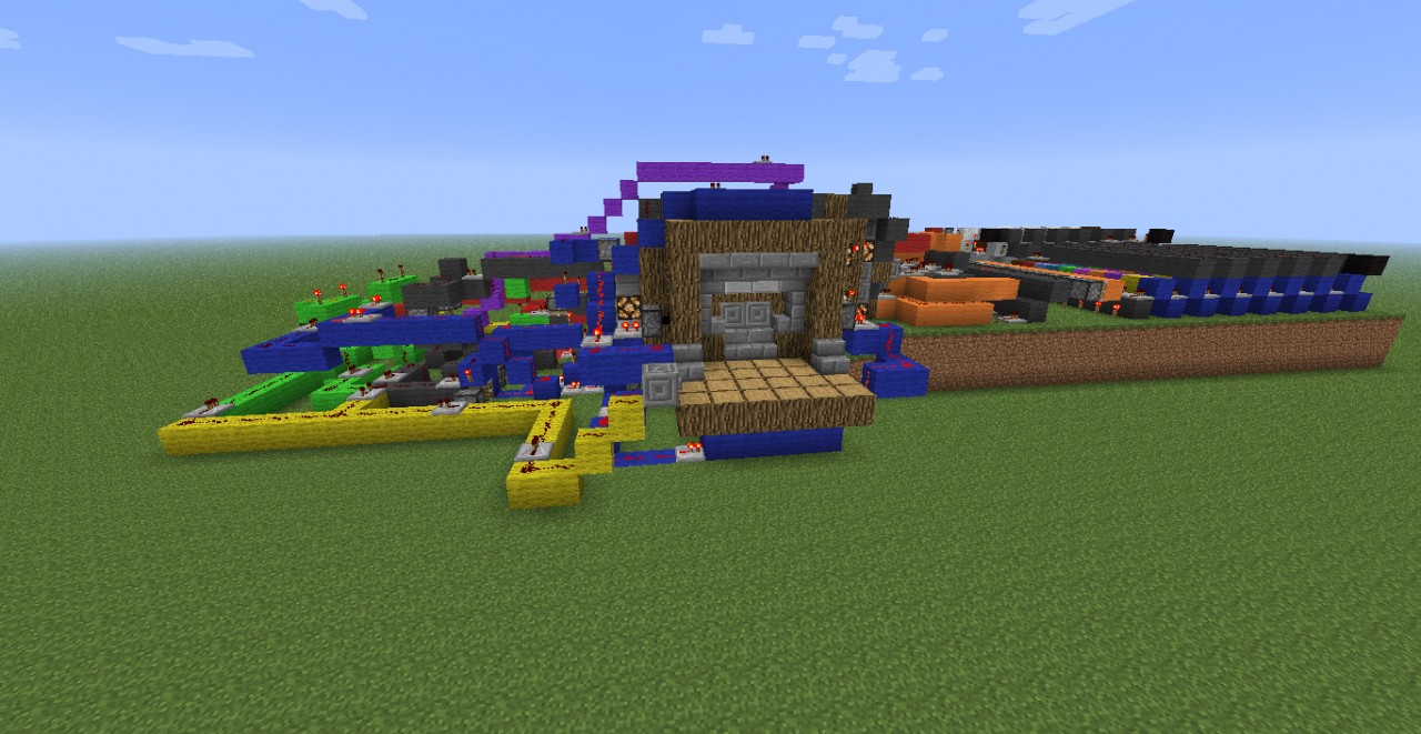 Smart door + code Minecraft Map