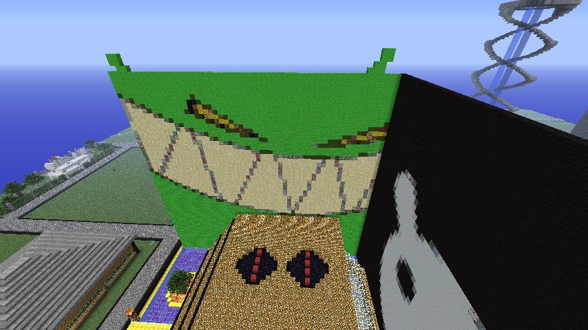 deadmau5, knife party, feed me, LMFAO robot stuff (DERP) Minecraft Map