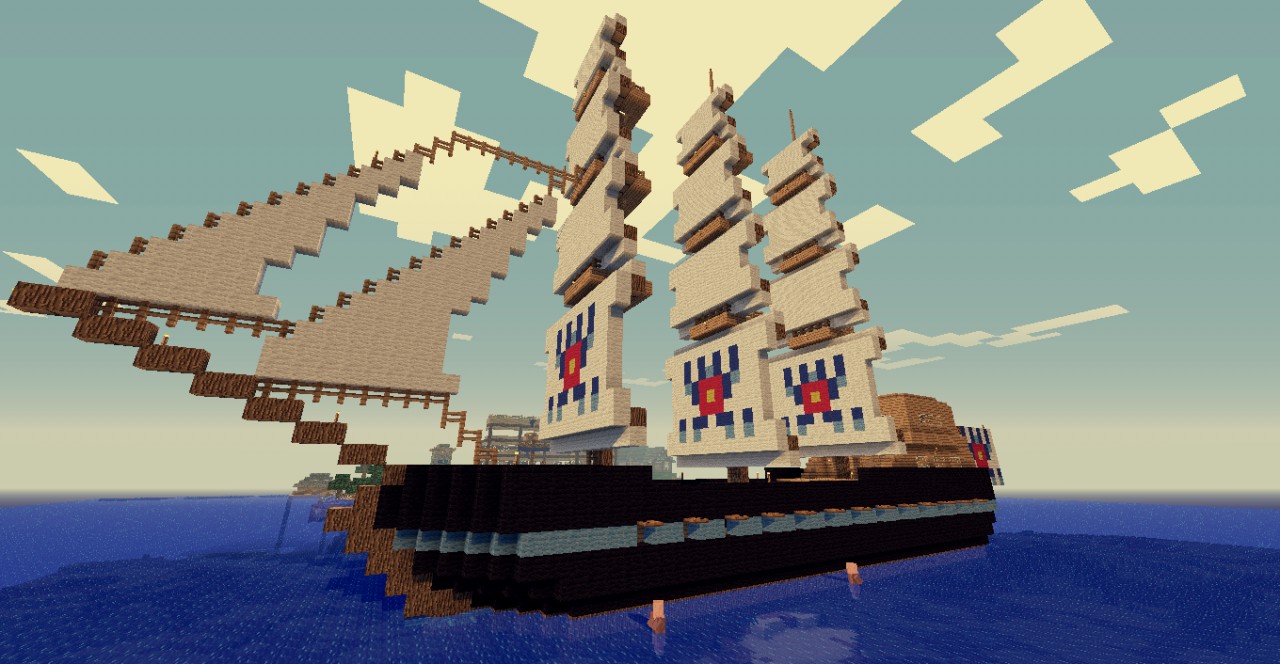 Ship - Sloop Of War[WarShip] Minecraft Map
