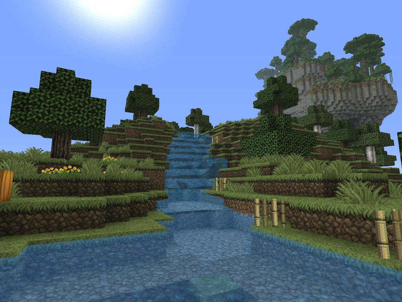 - Floating Islands - by Lambik2011 - with ores!!! Minecraft Map