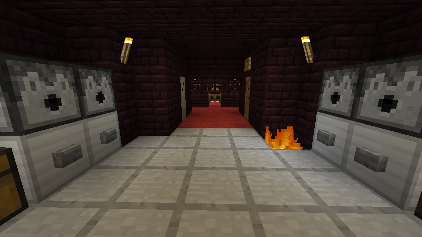 Nether Brick Arena Minecraft Map