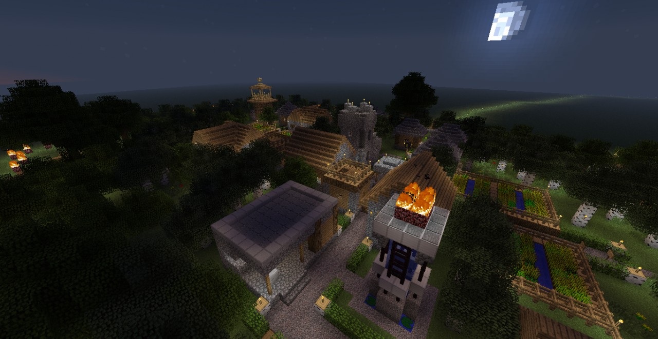 Villager_Fort. OMG!! what villager can bulid! :O Minecraft Map