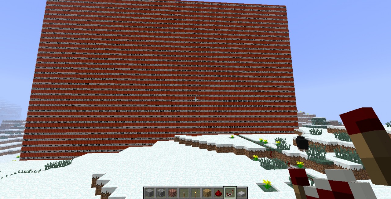 tnt block 50x50 Minecraft Map