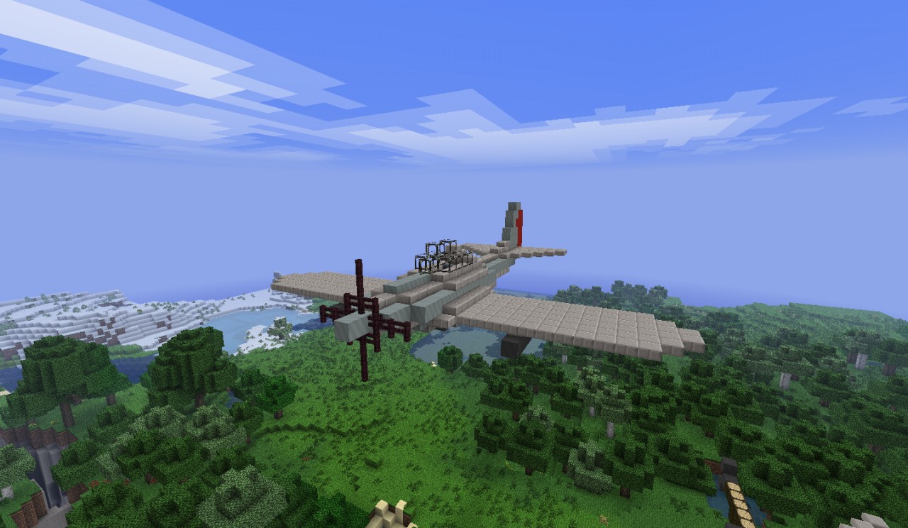 P-51 Mustang Minecraft Map